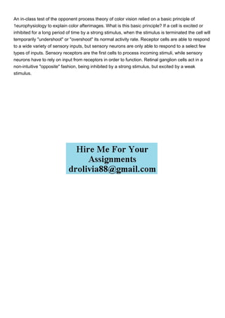 An inclass test of the opponent process theory of color vis.pdf | Eye ...