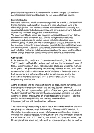 An Inconvenient Truth | PDF