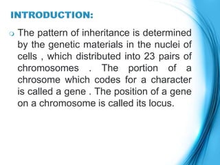 Genetic disorder | PPTX