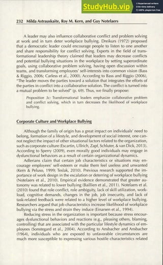 An Individual Psychology Approach To Underlying Factors Of Workplace ...