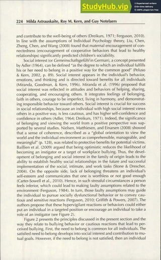An Individual Psychology Approach To Underlying Factors Of Workplace ...