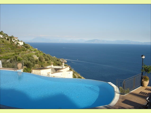 An infinity pool with a view on italy’s Amalfi Coast | PPT