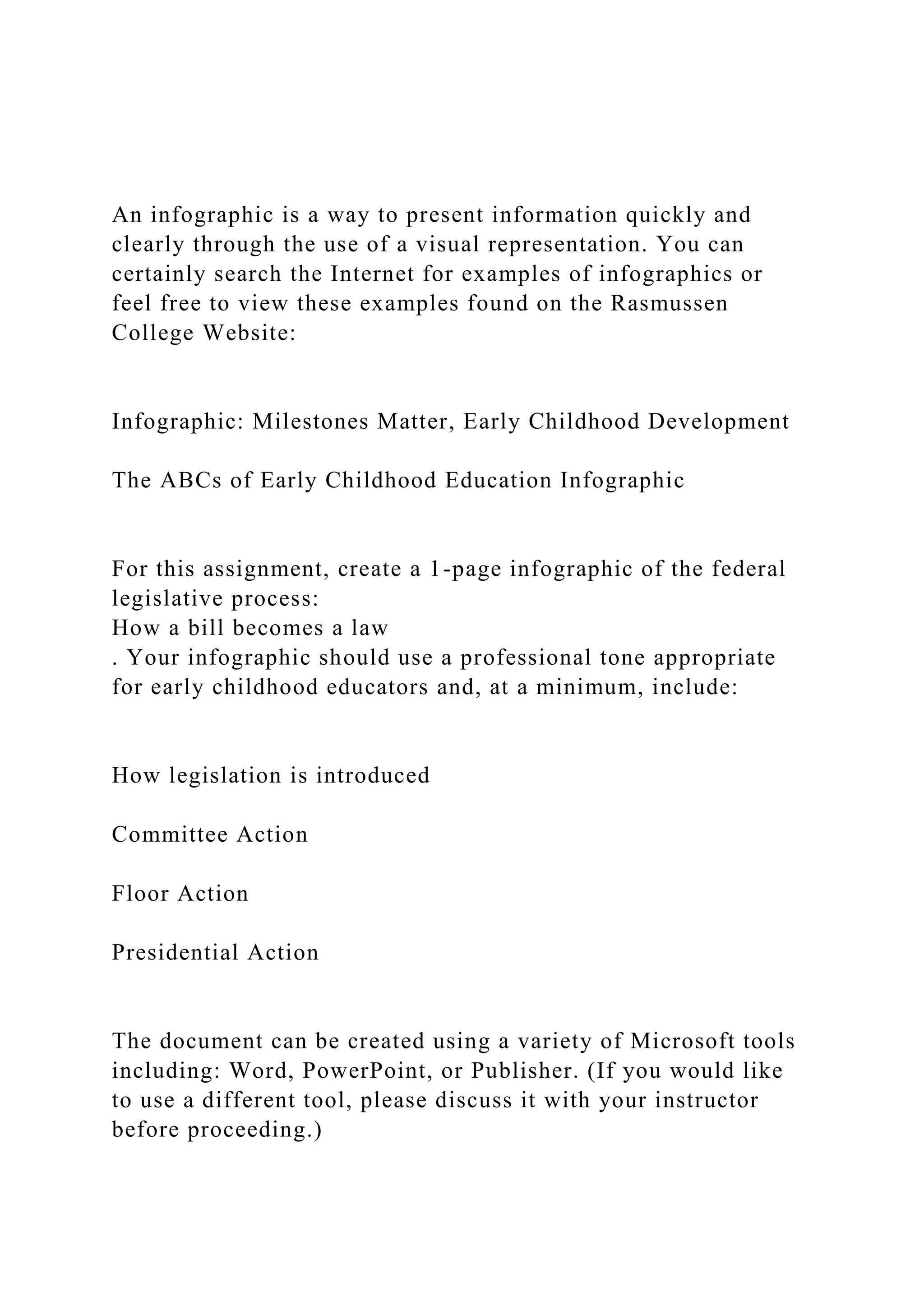 An infographic is a way to present information quickly and clear.docx