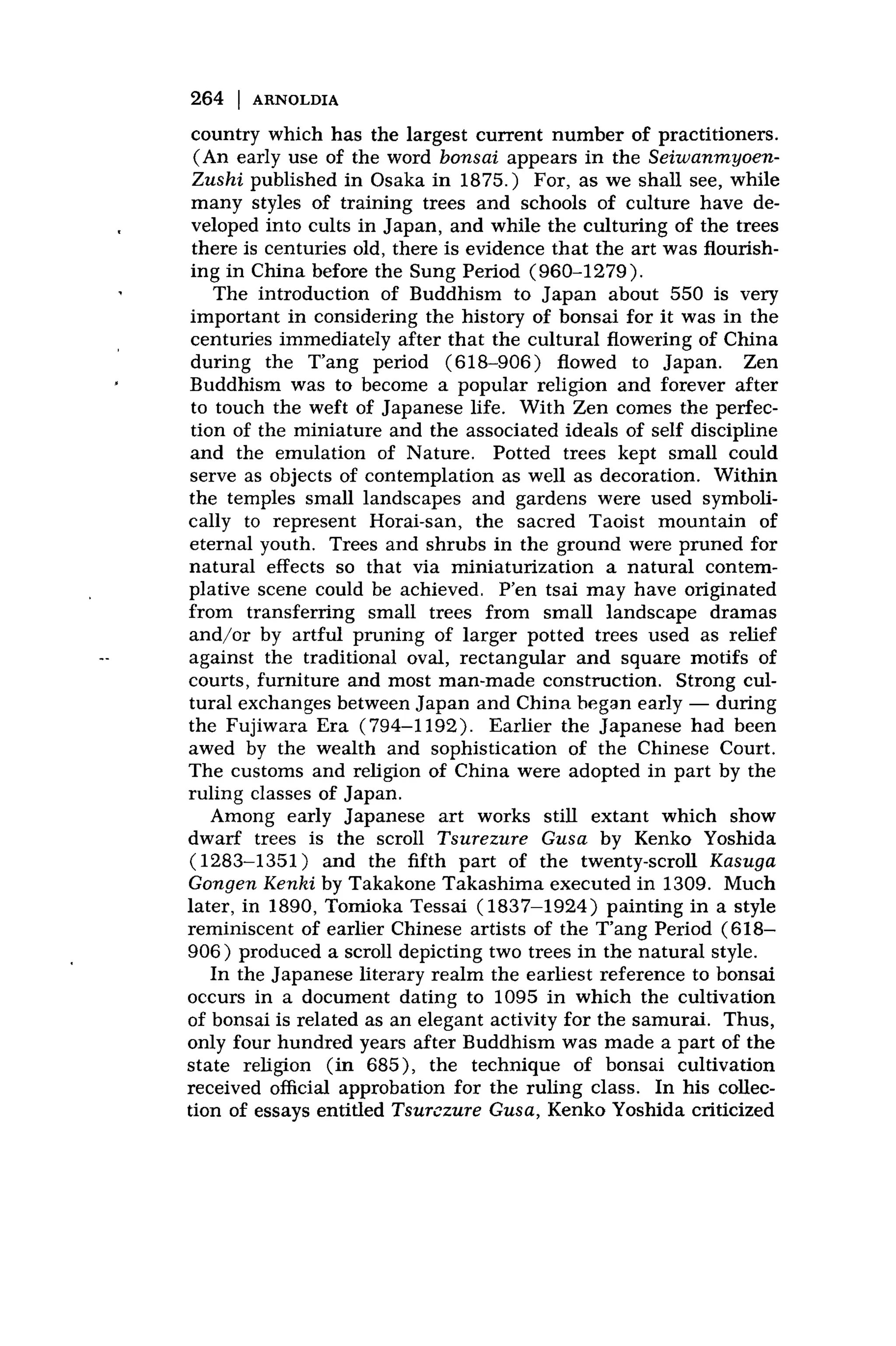 An informal history of bonsai | PDF