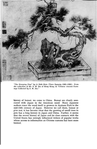 An informal history of bonsai | PDF