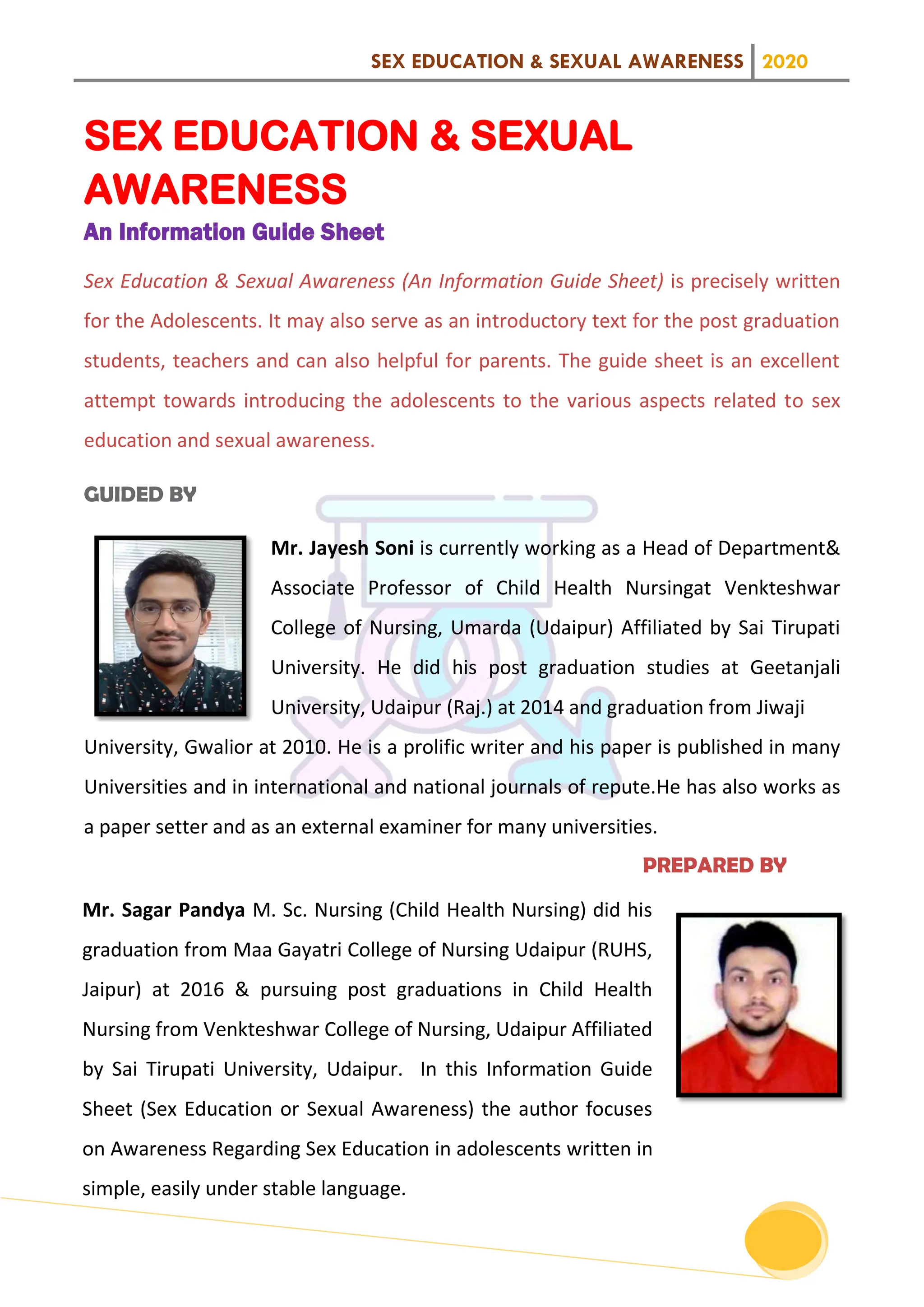 An Information Guide Sheet-Sex Education & Sexual Awareness.pdf ...