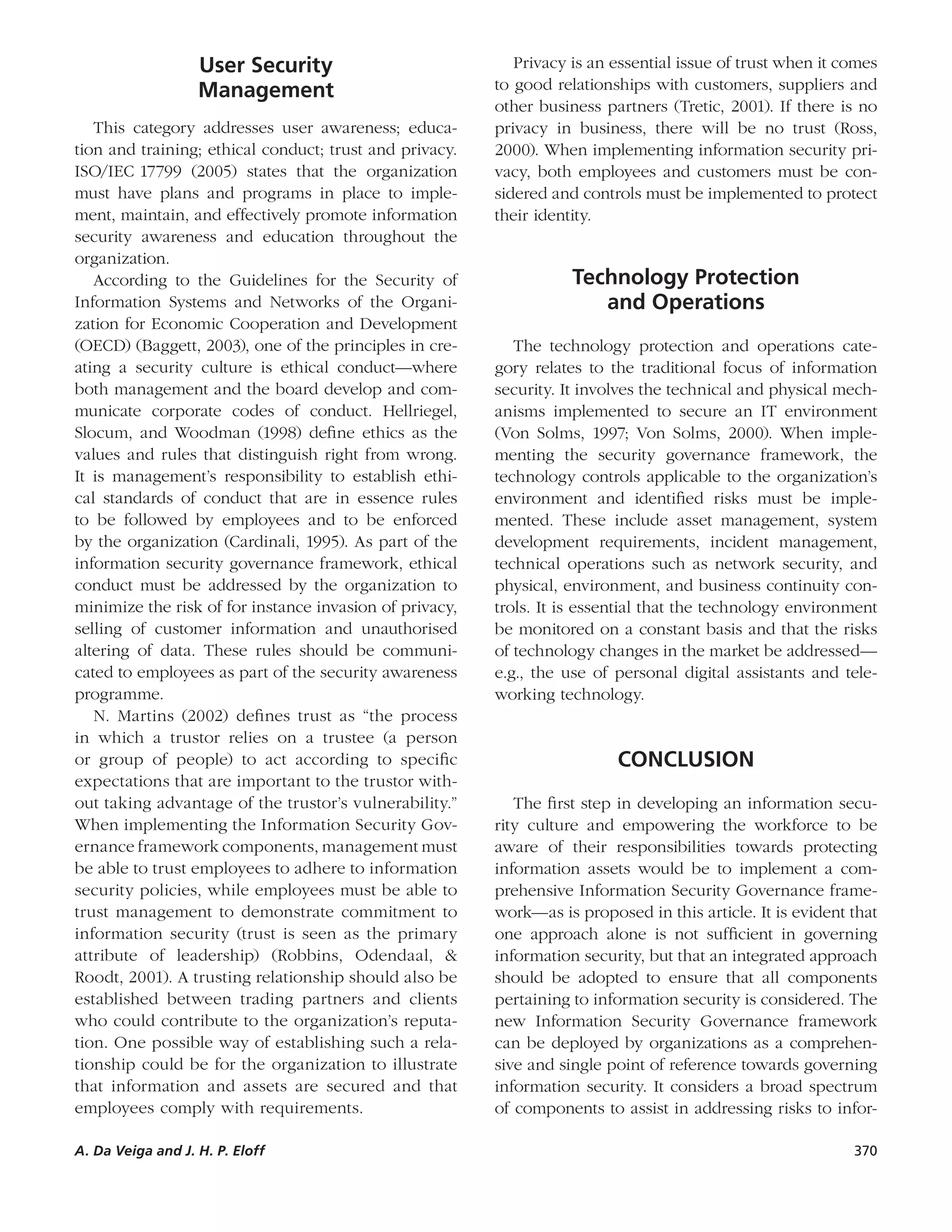 An information security governance framework | PDF