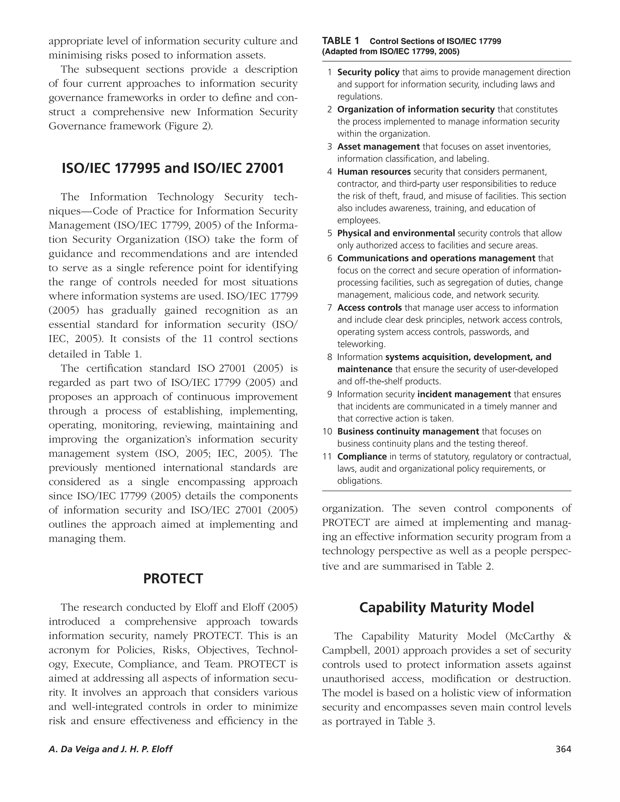 An Information Security Governance Framework Pdf