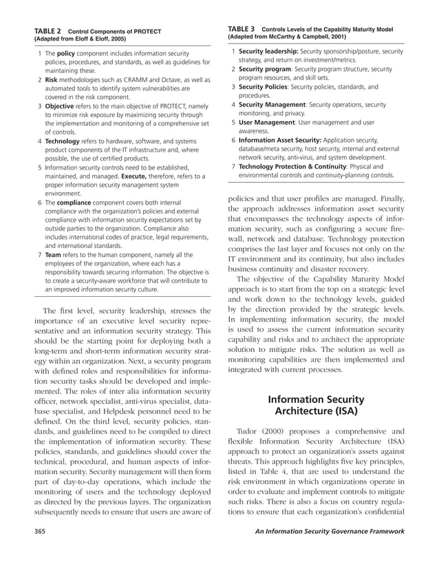 An information security governance framework | PDF