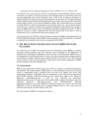 An information system for integrated land and water resources ...