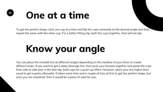 An Informative Advice. How to wear Invisible Bras - Stress Free. | PDF