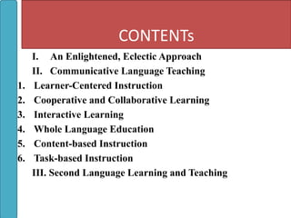 Applied linguistics "An informed approach" | PPT