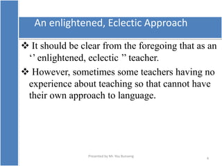 Applied linguistics "An informed approach" | PDF