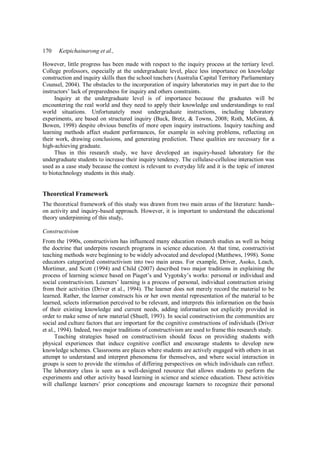 An inquiry based cellulase laboratory | PDF