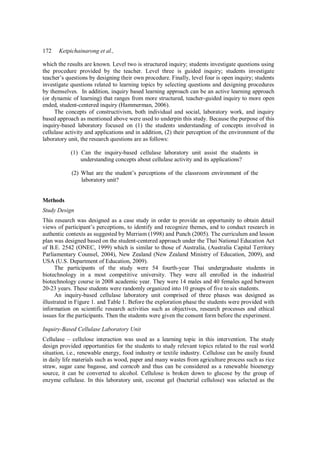 An inquiry based cellulase laboratory | PDF