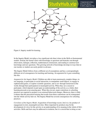 An Inquiry Model For Literacy Across The Curriculum | PDF