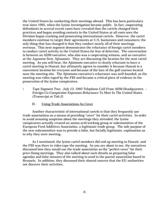 An inside look at a cartel at work common characteristics of ...