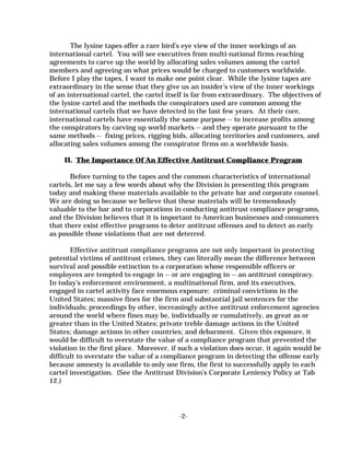 An inside look at a cartel at work common characteristics of ...