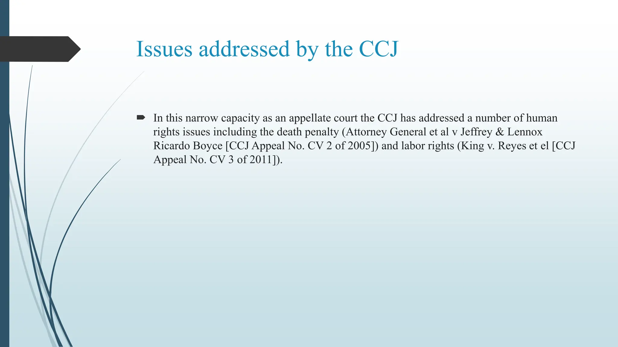 An Insightful Look On The CCJ.pptx