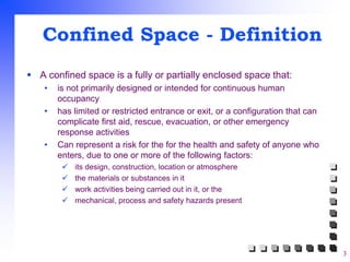 An insight into confined space entry | PDF