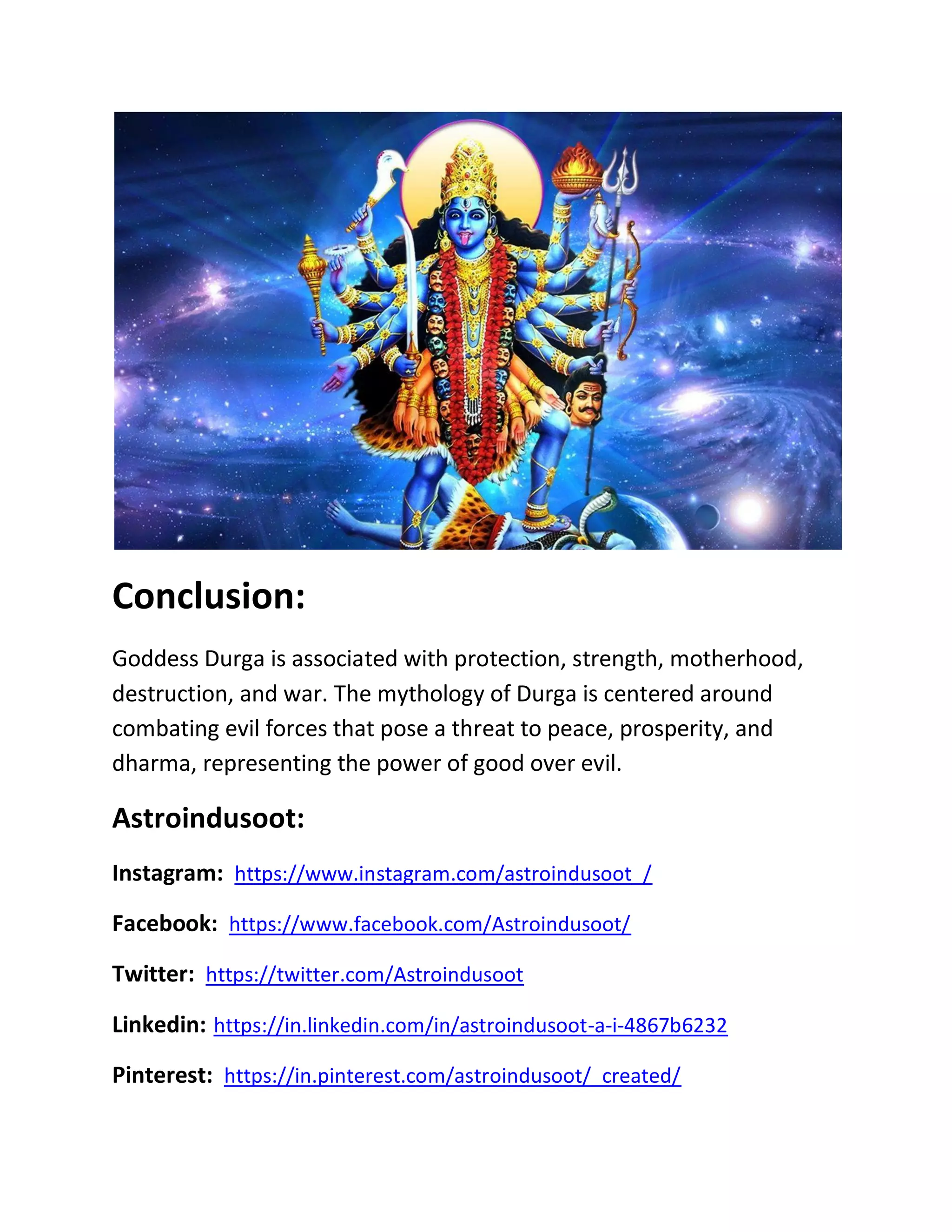 An insight into the fascinating significance of Durga and her planets.pdf