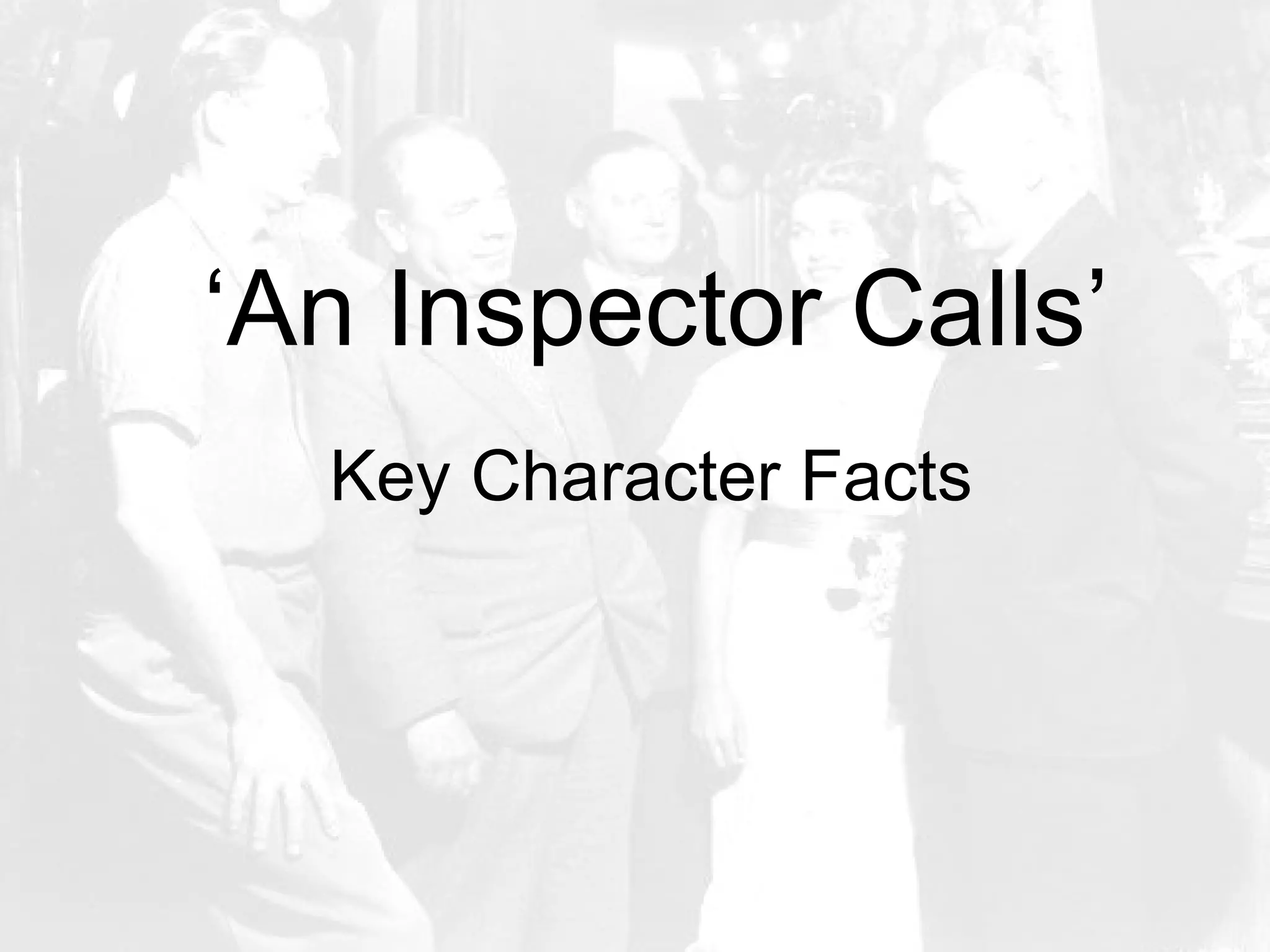 An Inspector Calls Revision | PPT