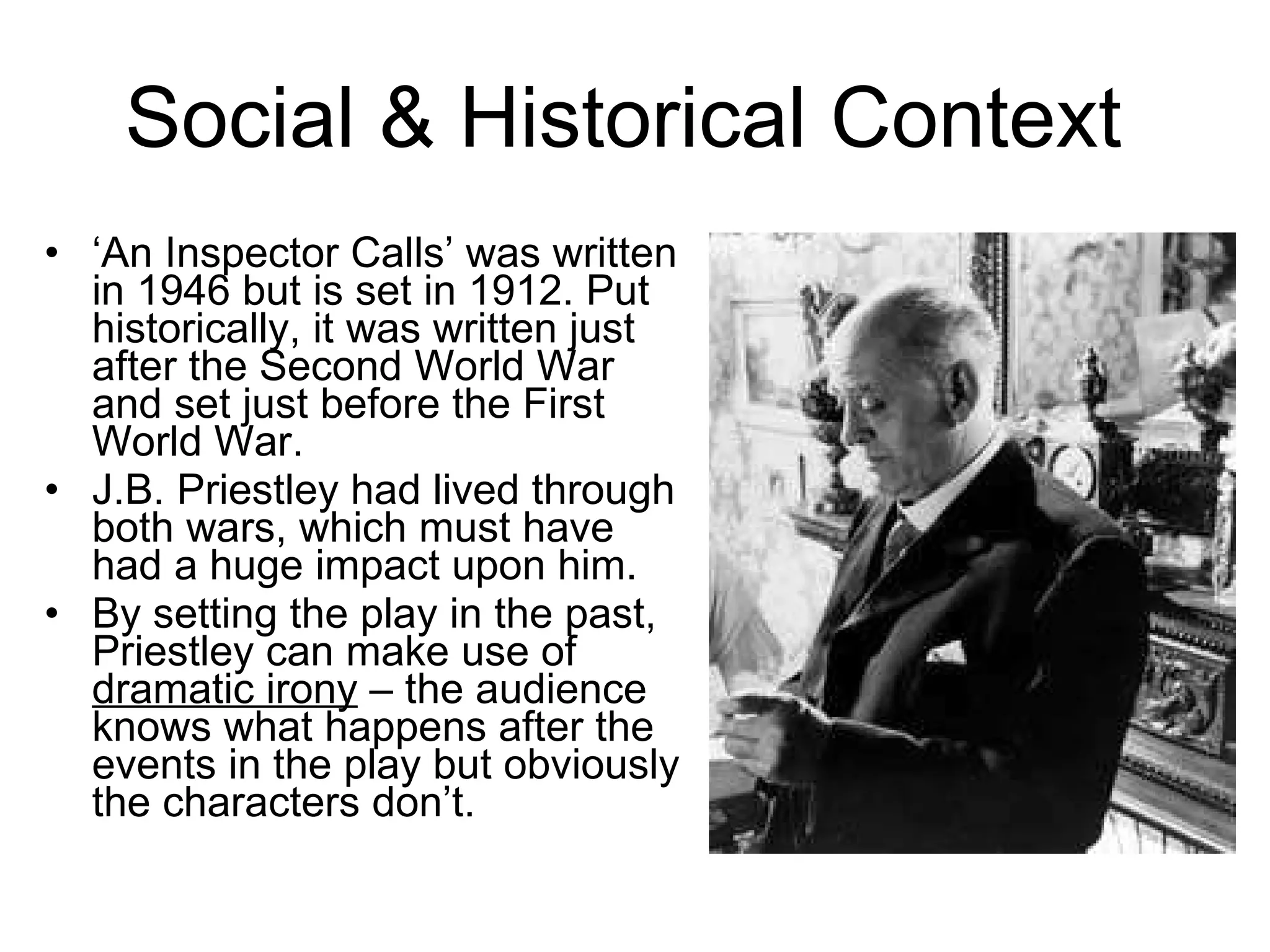 An Inspector Calls Revision | PPT