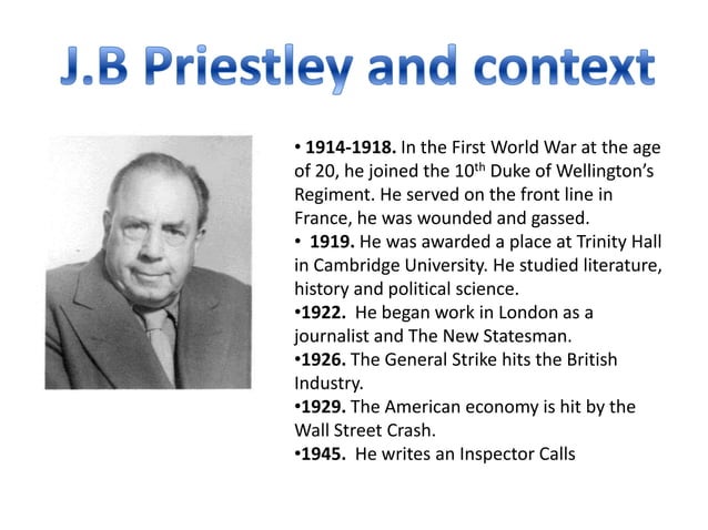 An Inspector Calls by J.B. Priestley - GCSE Exam Revision - Characters ...