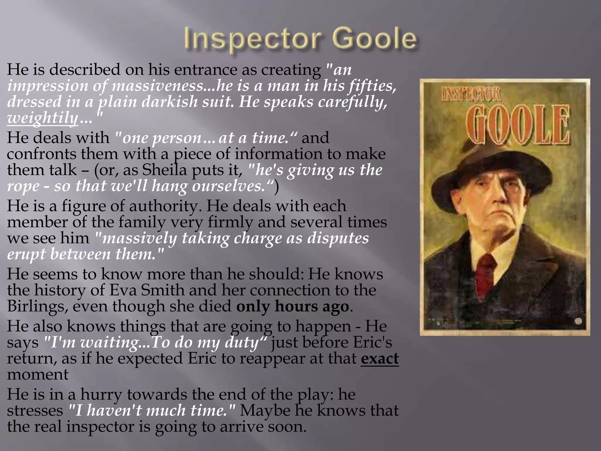 An Inspector Calls | PPTX