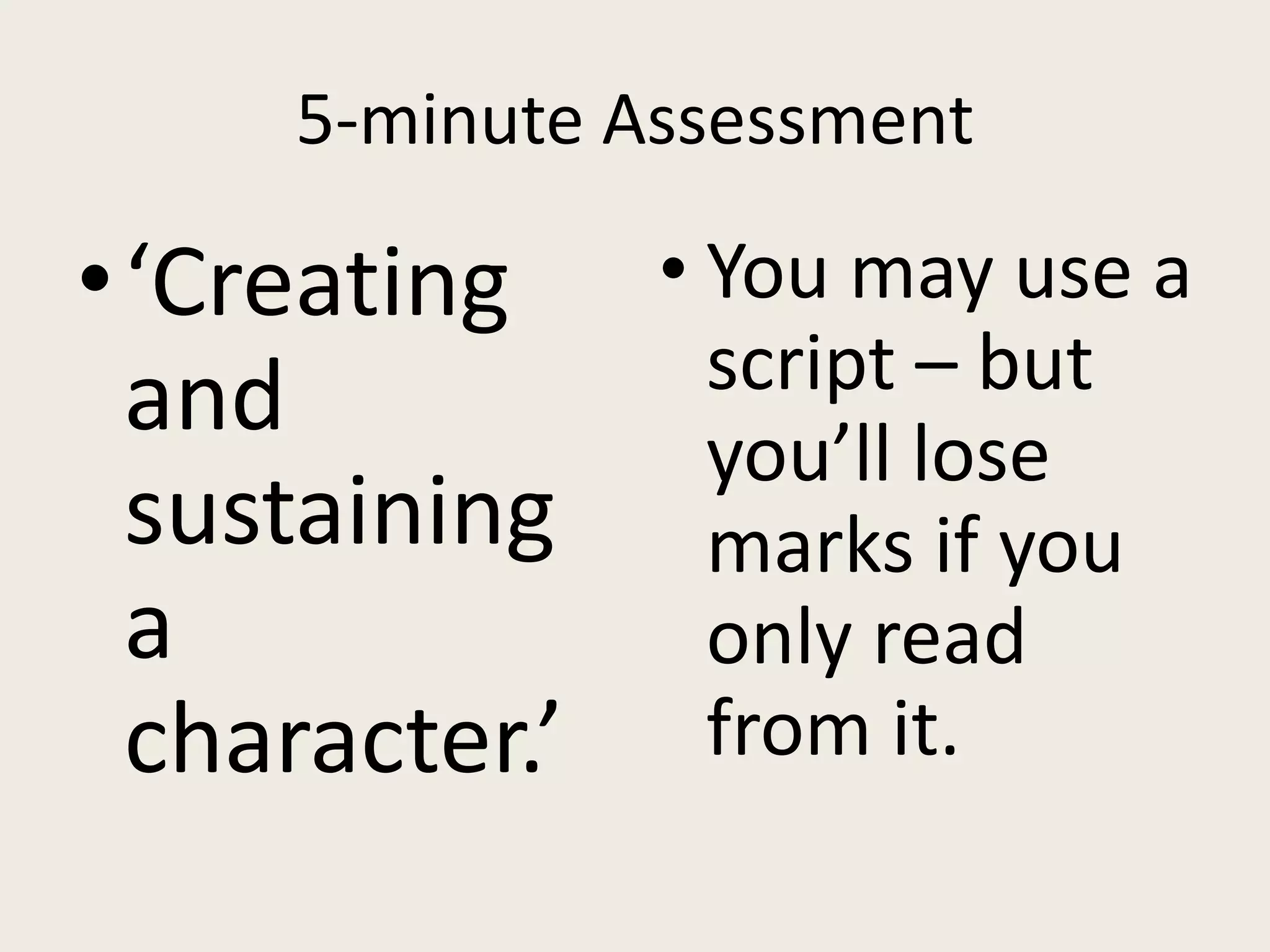 An inspector calls wjec speaking & listening-creating a monologue | PPT