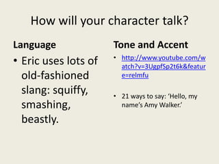 An inspector calls wjec speaking & listening-creating a monologue | PPTX
