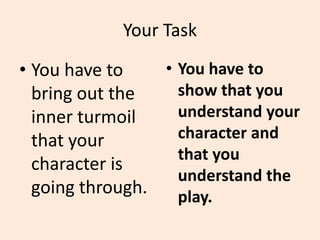An inspector calls wjec speaking & listening-creating a monologue | PPTX