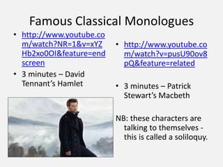 An inspector calls wjec speaking & listening-creating a monologue | PPTX