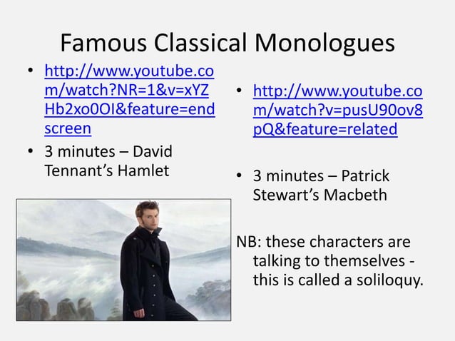 An inspector calls wjec speaking & listening-creating a monologue | PPT