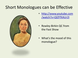 An inspector calls wjec speaking & listening-creating a monologue | PPT