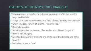 An inspector calls - character and theme revision | PPTX