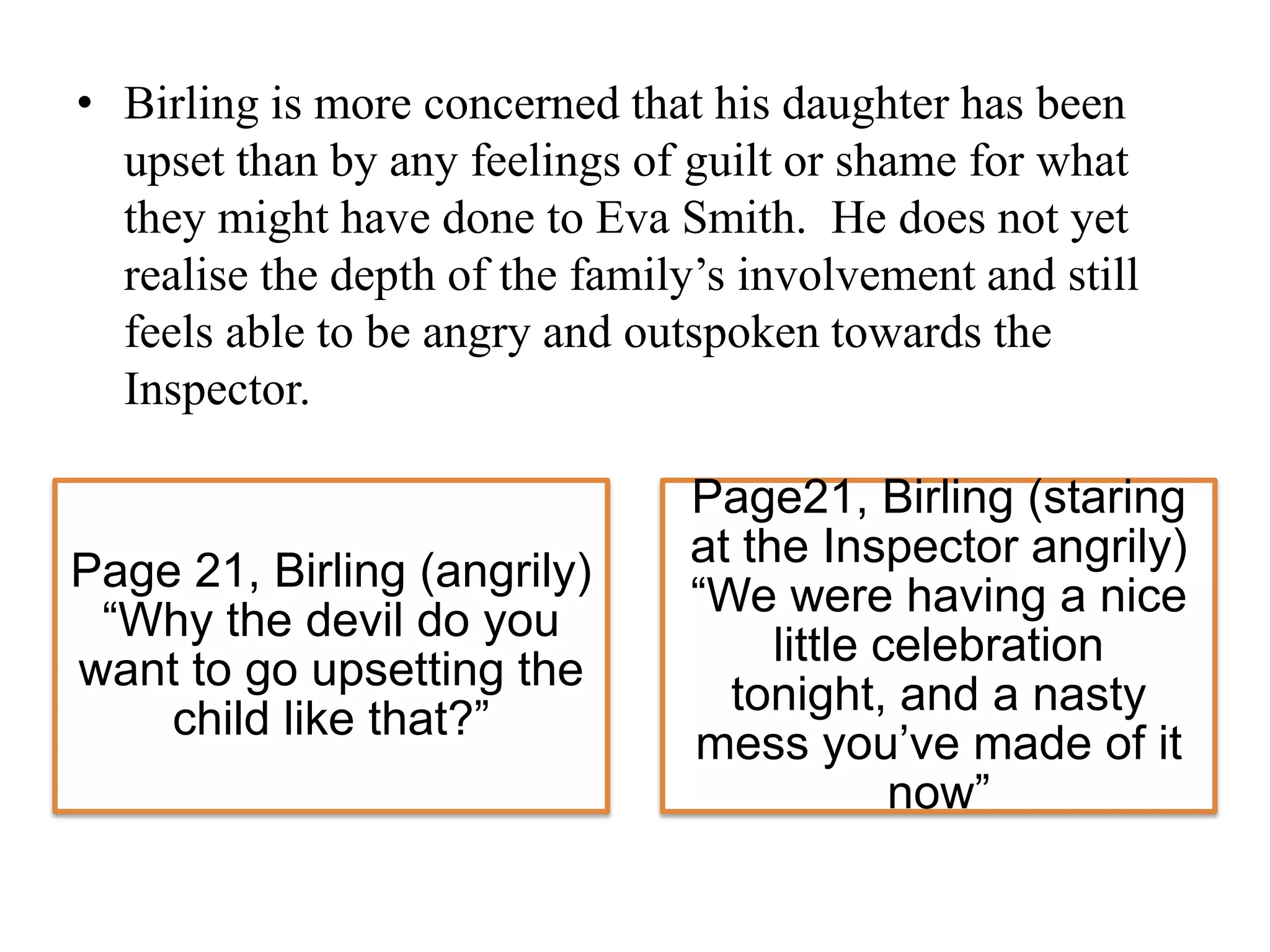 An inspector calls_birling_and_sheila | PPTX