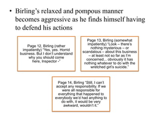 An inspector calls_birling_and_sheila | PPTX