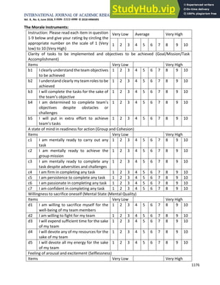 An Instrument For Measuring Morale Of Military Personnel In The ...