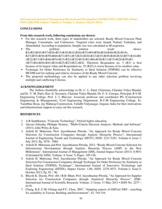 An integrated approach for enhancing ready mixed concrete selection using technique for order ...
