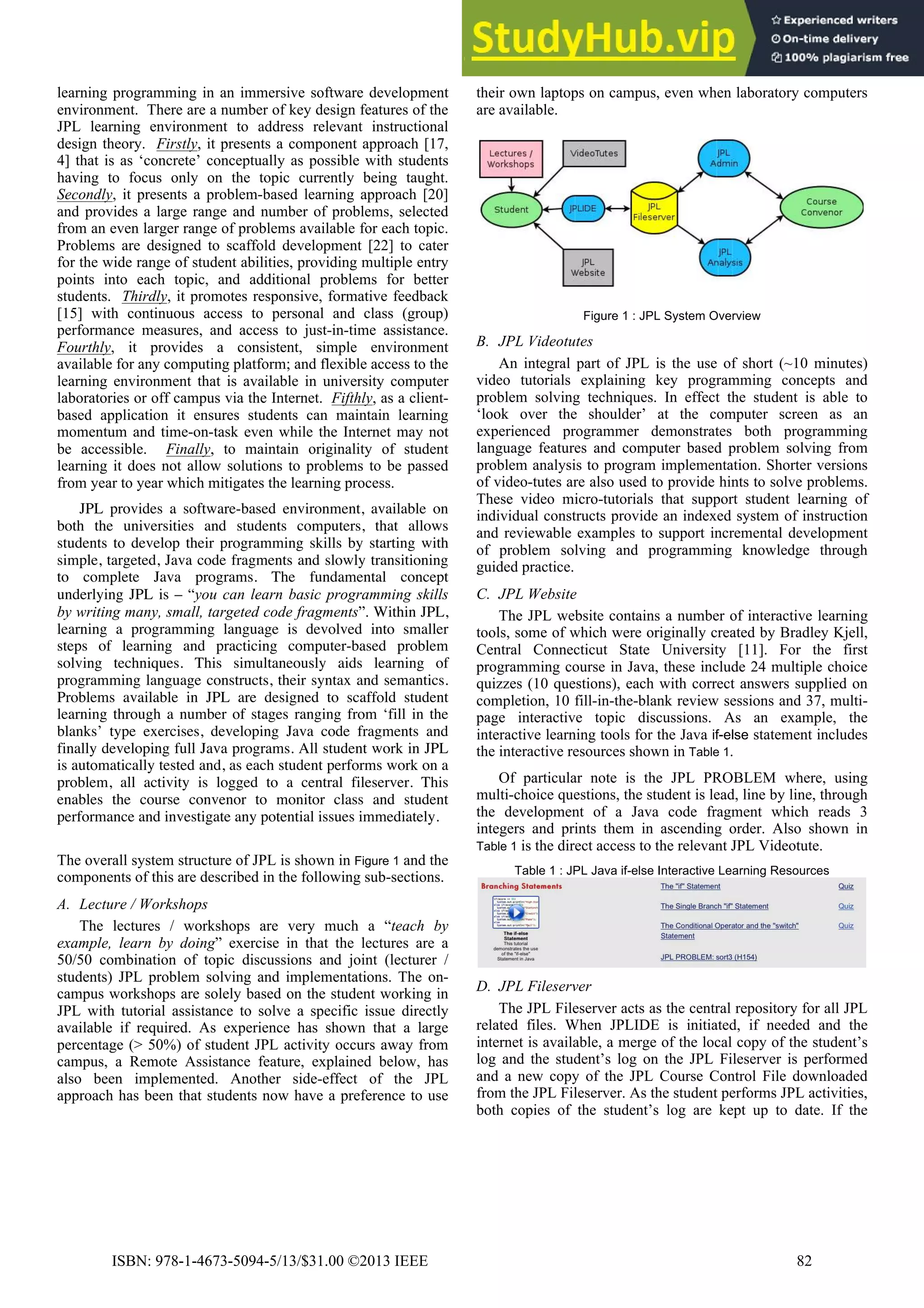An Integrated Approach To Teaching Introductory Programming | PDF