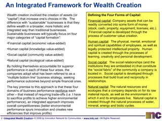 An Integrated Capital Framework | PPT