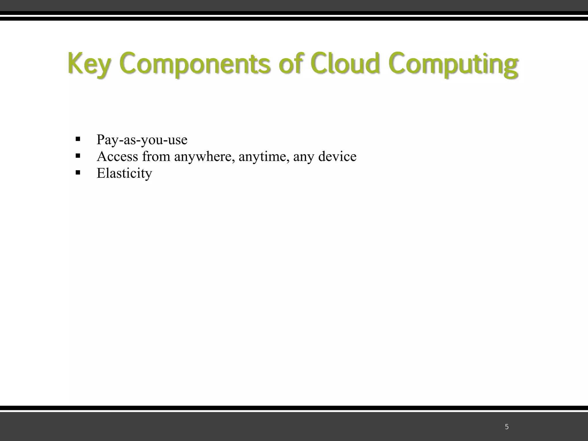 An Integrated Cloud Computing Architectural Stack | PPTX