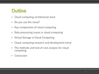 An Integrated Cloud Computing Architectural Stack | PPTX