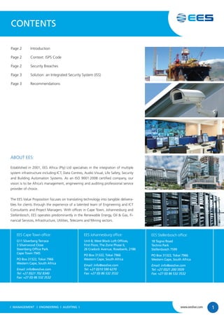 An Integrated Security System Optimises Global Port Security | PDF