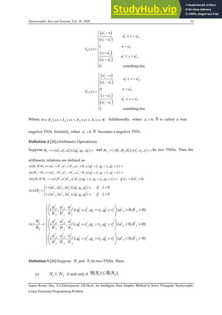An Intelligent Dual Simplex Method To Solve Triangular Neutrosophic Linear Fractional ...
