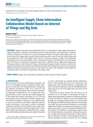 An intelligent supply chain information collaboration model based on ...