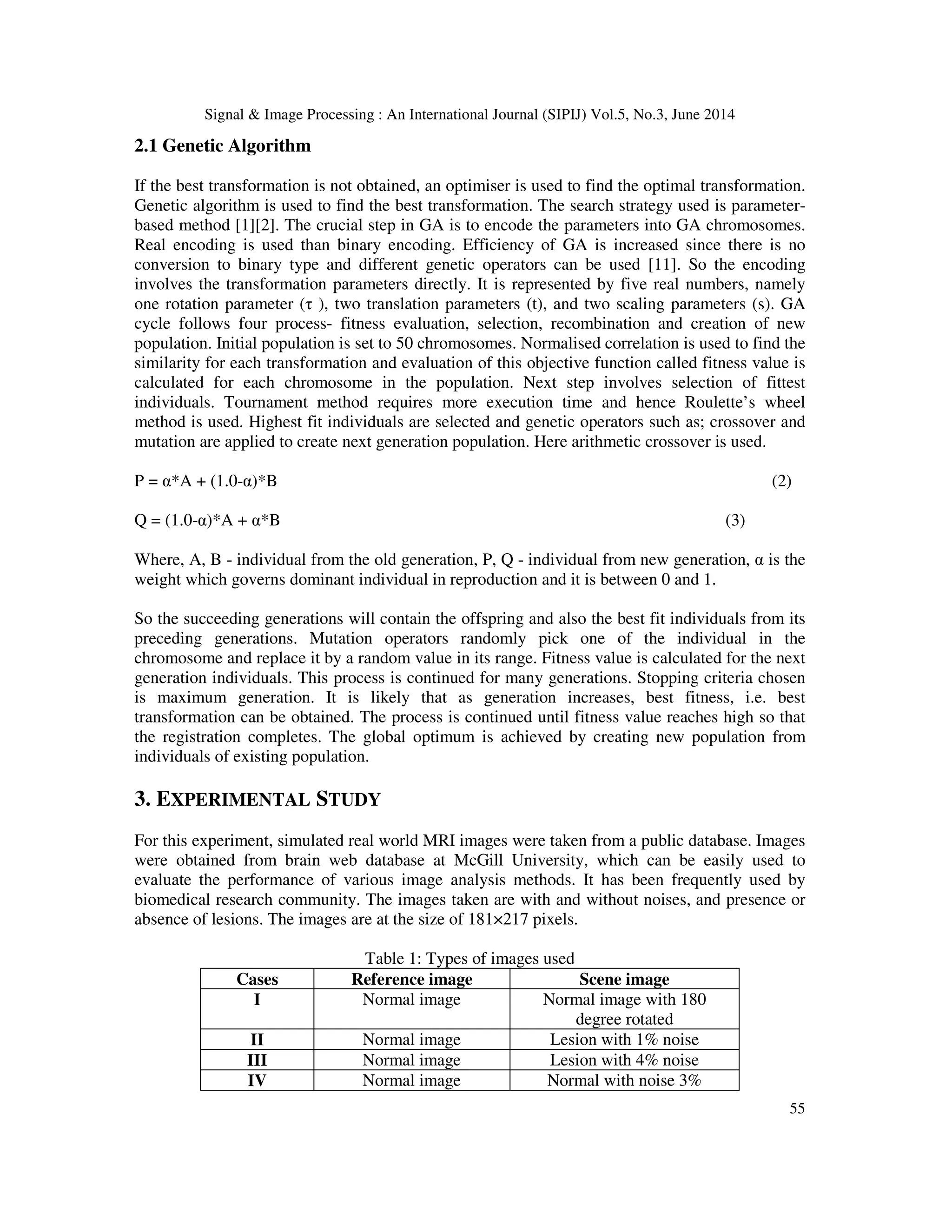 An intensity based medical image registration using genetic algorithm | PDF | Genetics | Science