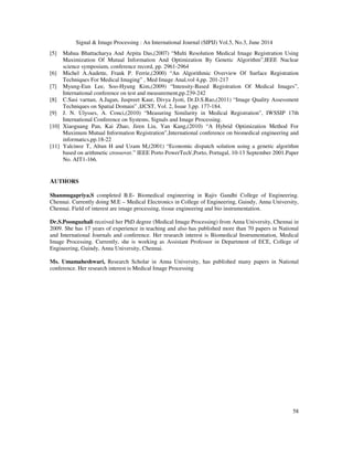 An intensity based medical image registration using genetic algorithm | PDF | Genetics | Science