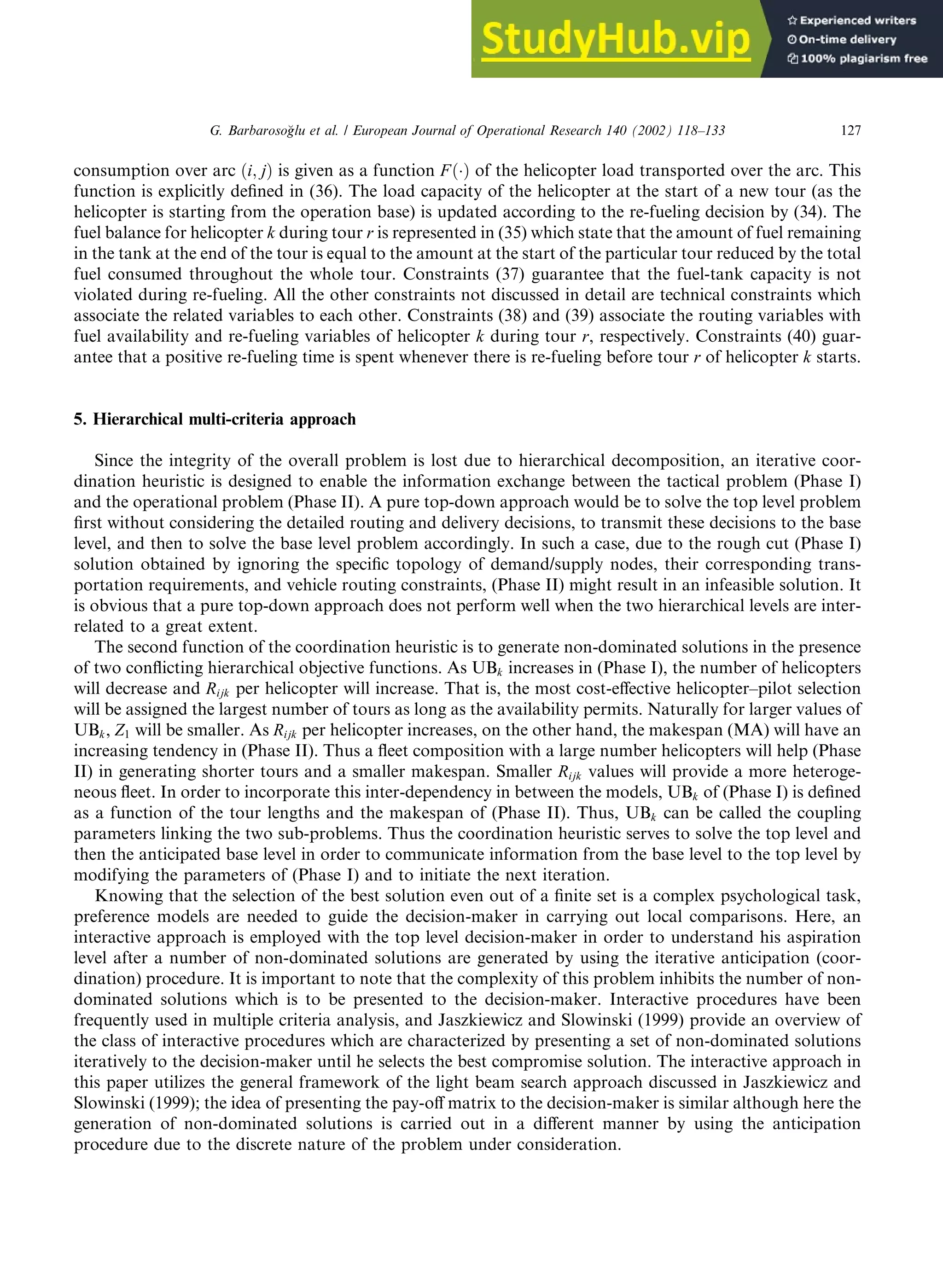 An Interactive Approach For Hierarchical Analysis Of Helicopter ...
